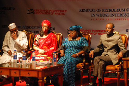 Fuel Subsidy: Okonjo-Iweala, Sanusi, Oshiomhole, Falana, Agbakoba ...