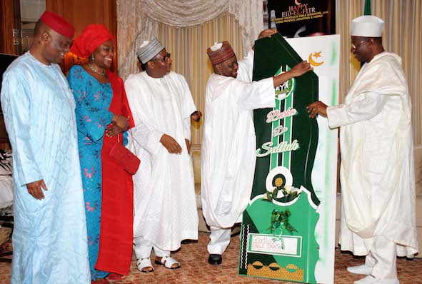 In Pictures: How Jonathan marked Eid-el-Fitri - P.M. News