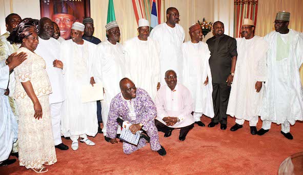 In Pictures: How Jonathan marked Eid-el-Fitri - P.M. News