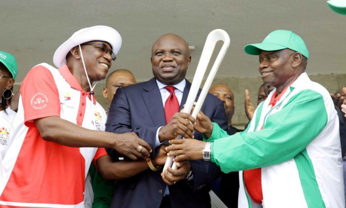 2018 Commonwealth Games: Ambode Receives Queen’s Baton At Lagos House ...