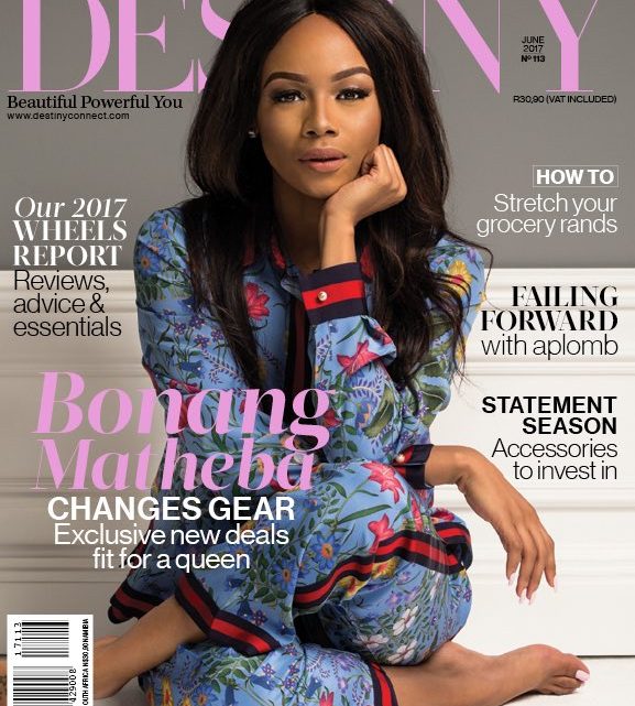 TV star Bonang Matheba for Destiny Magazine’s latest Issue - P.M. News