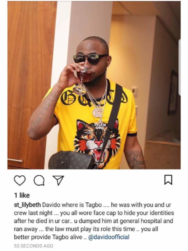 Davido Allegedly Involved In Murder Case - P.M. News
