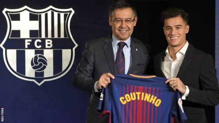 Barcelona unveils Coutinho to fans - P.M. News