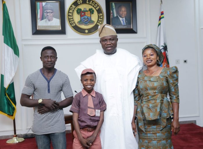 Ambode hosts 11-year old hyper-realist artist, who produced Macron's ...