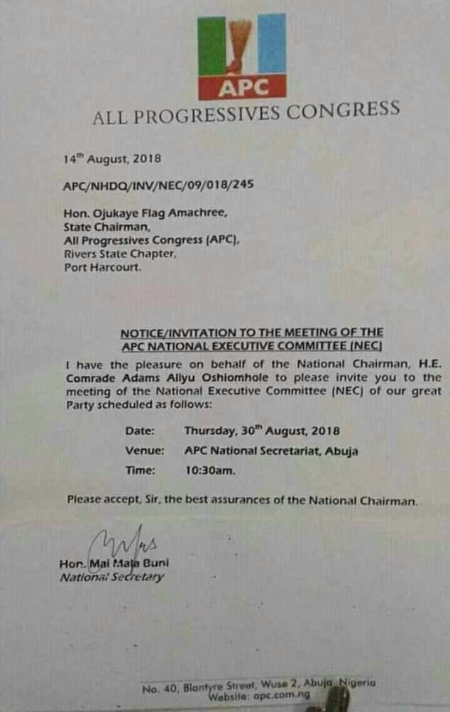 Senator Abe kicks against APC guber aspirant - P.M. News