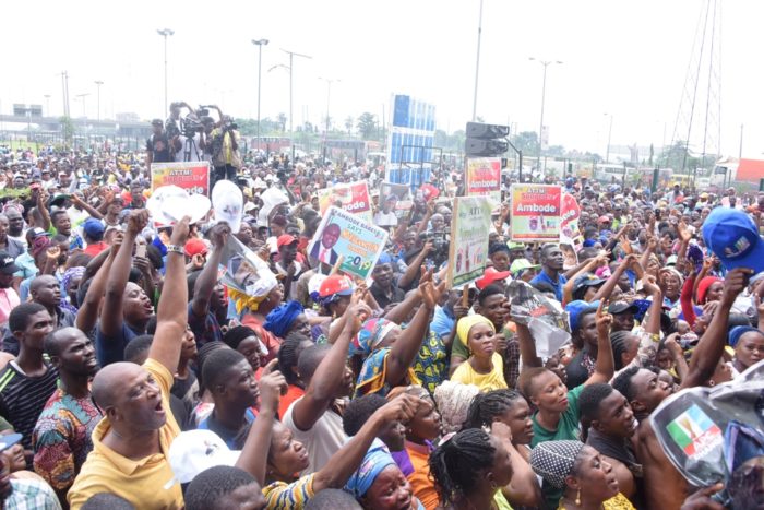 APC Primaries: Ambode flexes muscles with massive crowd - P.M. News