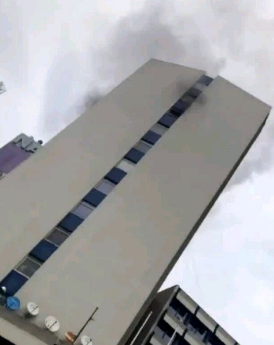 UAC building on fire - P.M. News