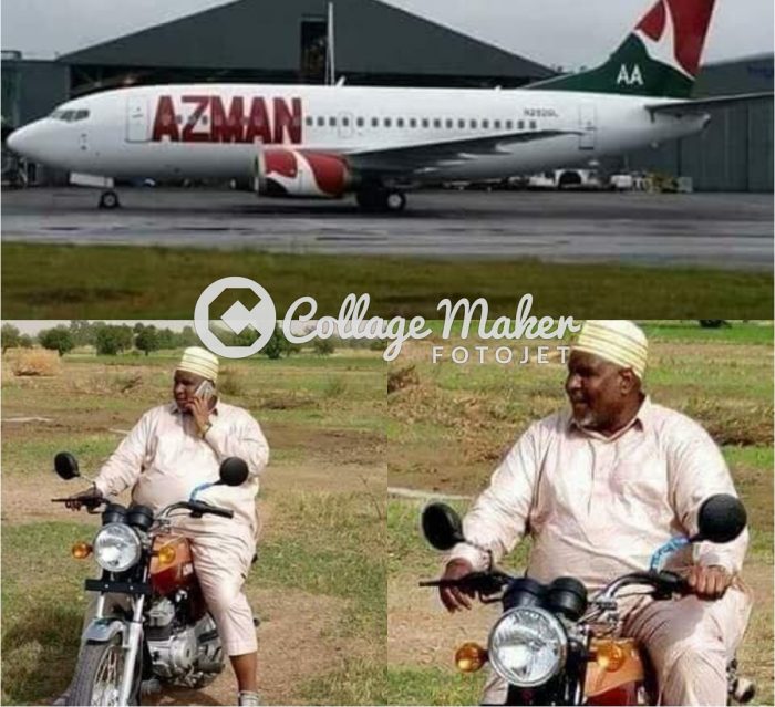 Photo News: Unbelievable: AZMAN Air owner riding Okada to his farm in ...