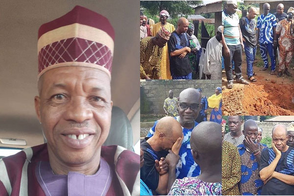 Yoruba actor, Saka weeps as mother is buried - P.M. News