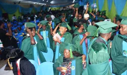 Miss Otibhor Imuse tops at Caleb University graduation - P.M. News