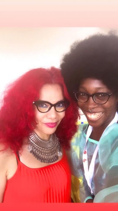 Model Adetutu teases in transparent blouse at Ake Festival(Photos) - P ...