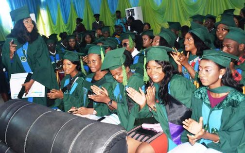 Miss Otibhor Imuse tops at Caleb University graduation - P.M. News