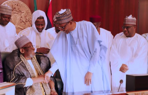 Buhari welcomes Tijjaniyya leader, Sheikh Ibrahim Nyass - P.M. News