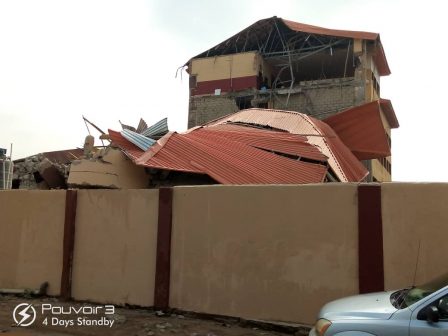 Photos: 3-storey school building collapses in Lagos - P.M. News