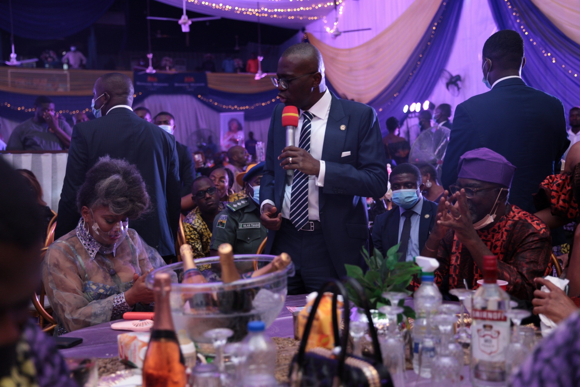 PHOTOS: Sanwo-Olu, Kunle Afolayan, others attend Yeni Kuti's birthday ...