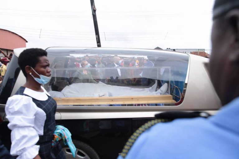 Massive crowd welcomes TB Joshua's body for lying-in-state - P.M. News