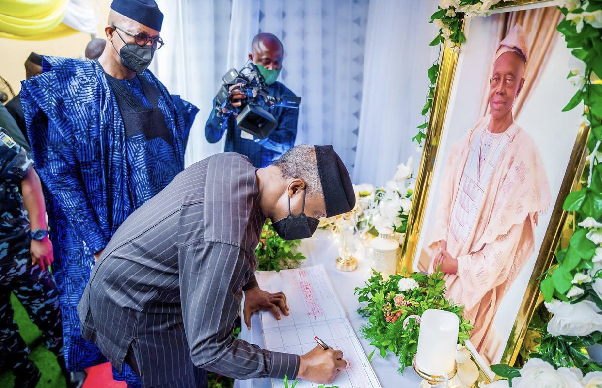 Osinbajo eulogises Dapo Abiodun’s father - P.M. News