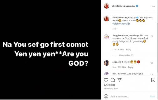 Bbnaija Nkechi Blessing Others React As Yousef Escapes Eviction P M