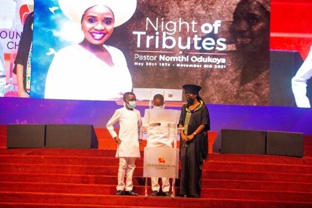 Osinbajo, Sanwo-Olu, storm night of tributes for Pastor Odukoya's wife ...