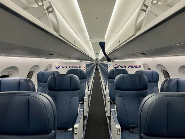 Air Peace takes delivery of fifth Embraer 195-E2 aircraft - P.M. News