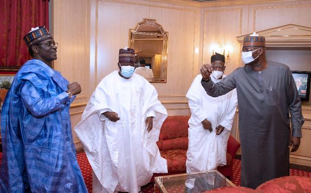 Photos: Buhari meets APC chairmanship aspirants - P.M. News