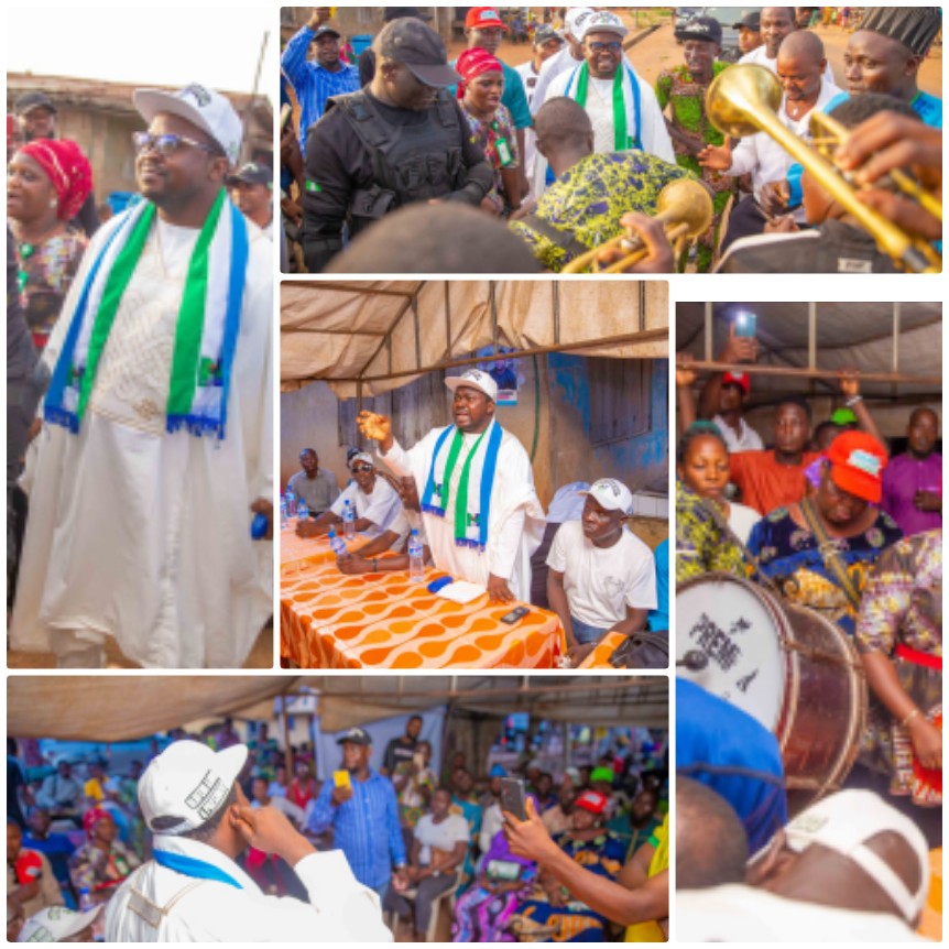 Olufemi Ajadi receives hero's welcome in Obafemi Owode Constituency - P ...