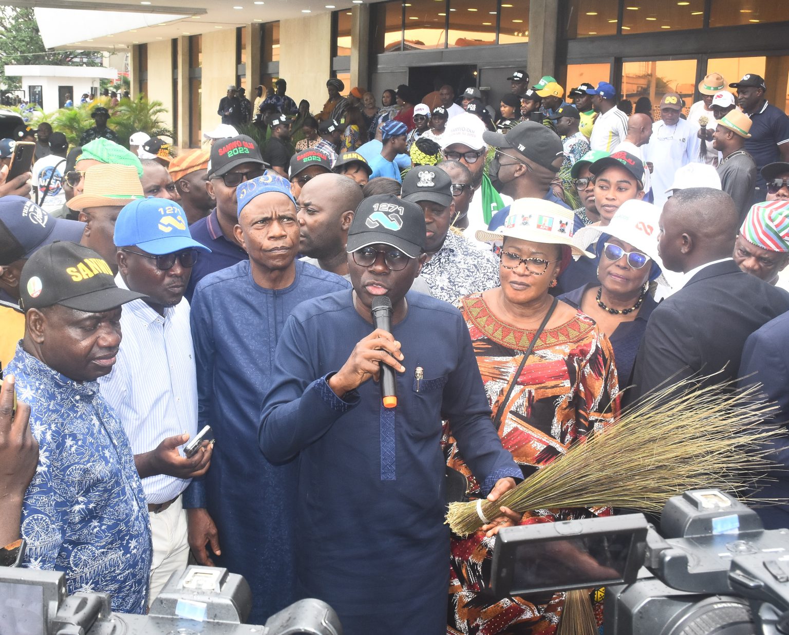 Gov. Sanwo-Olu returns to Lagos, speaks on Tinubu's victory - P.M. News
