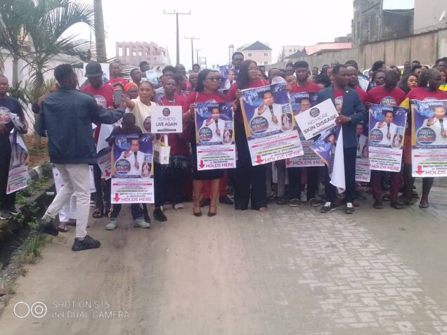 Thousands of Christ Embassy members hit Lagos streets in campaign for ...