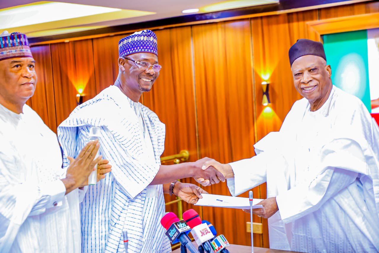Gov. Sule returns unspent APC money to Abdullahi Adamu - P.M. News