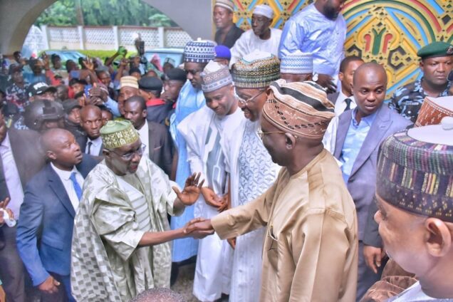 Atiku, Okowa, others hit Kano for Ibrahim Shekarau (photos) - P.M. News