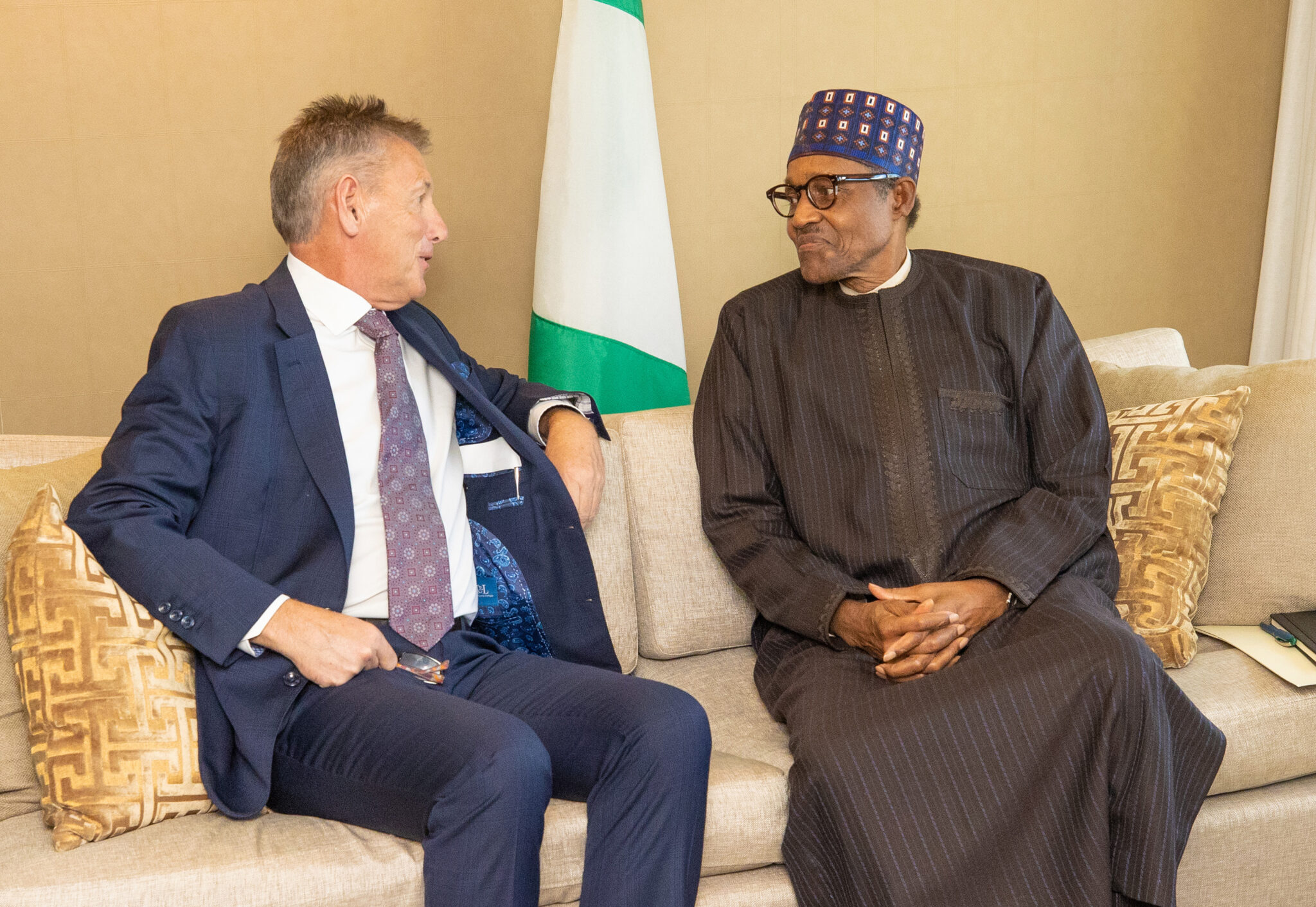 Moment Buhari met with EXXONMobil executives - P.M. News