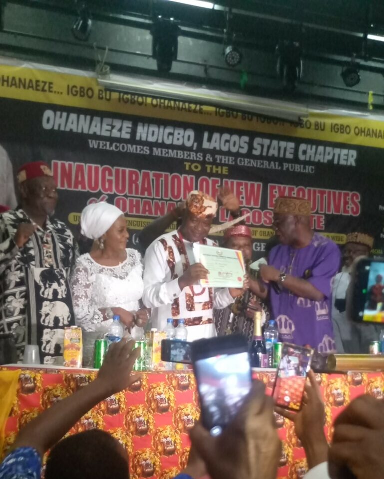 Ohaneze Ndigbo ends leadership crisis as Ossai takes over in Lagos - P.M. News