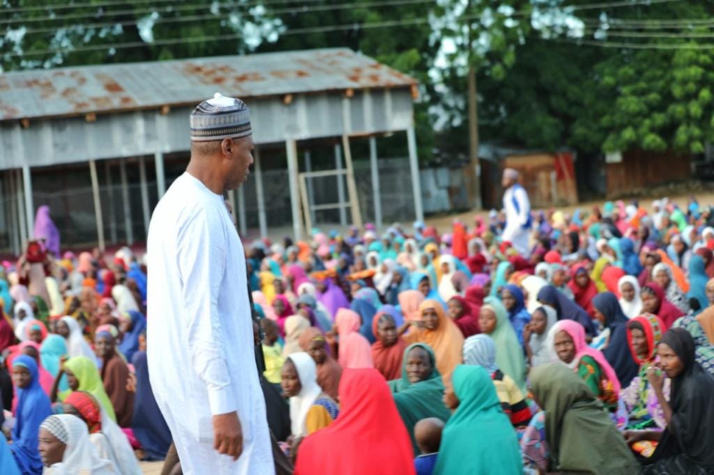 Zulum shares N400m, food, textiles to over 90,000 vulnerable people - P ...