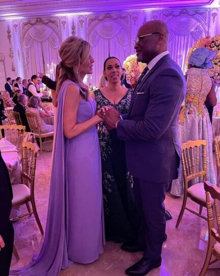 Moment Paul Adefarasin, wife met with Trump at Tiffany's wedding ...