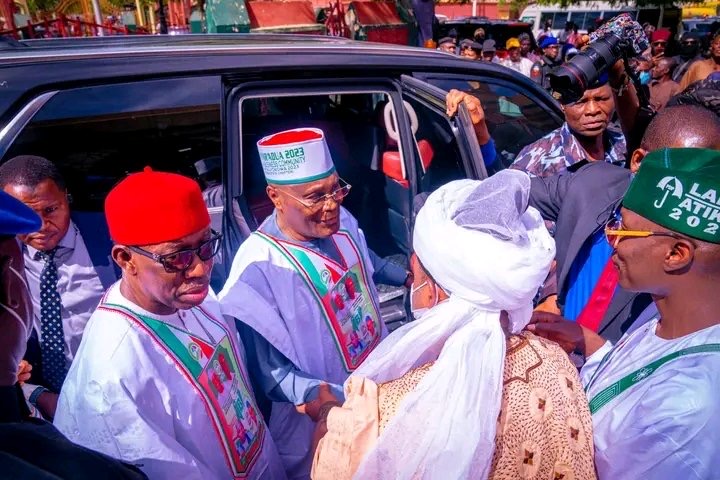 This happened to Atiku today when he stormed Katsina for mega rally ...