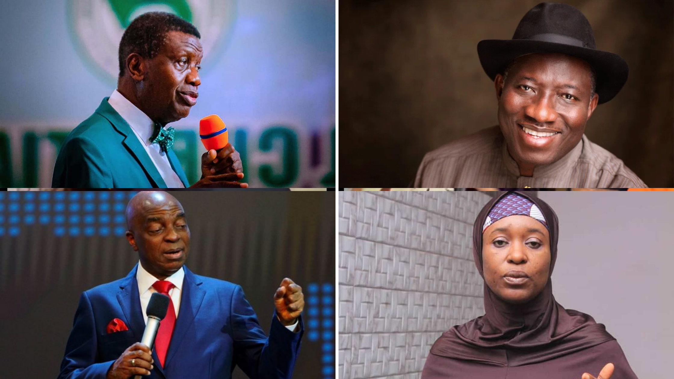 Jonathan, Oyedepo, Adeboye, Aisha make ‘Most Reputable Africans’ list - P.M. News