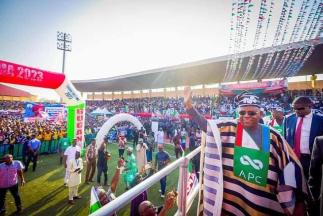 This is what happened today when Tinubu visited Benue for campaign ...