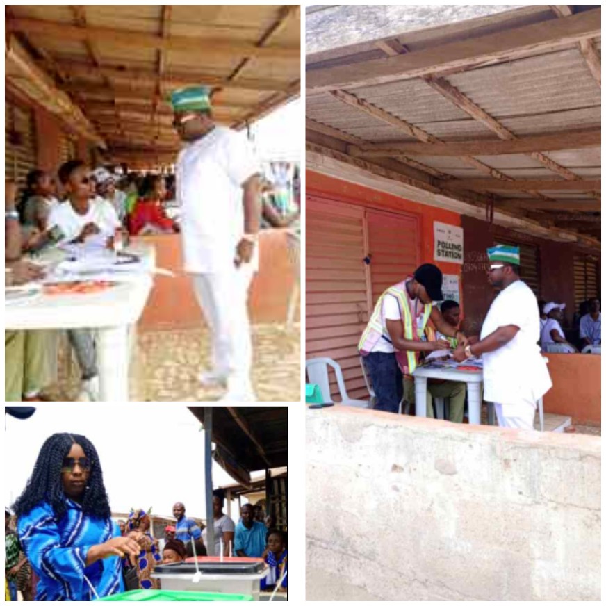 Olufemi Ajadi, wife vote in Ogun, commend security operatives - P.M. News