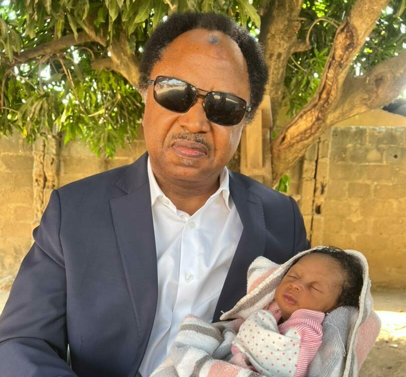 Sen. Sani adopts abandoned 2- week-old baby. - P.M. News