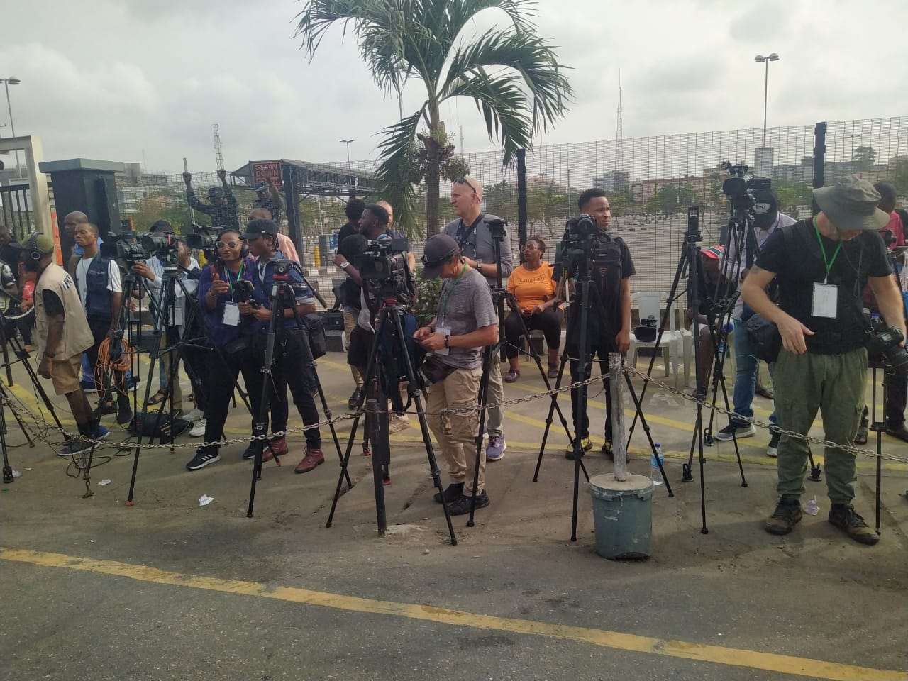 Two hours behind schedule INEC officials not yet at Tinubu's polling unit - P.M. News