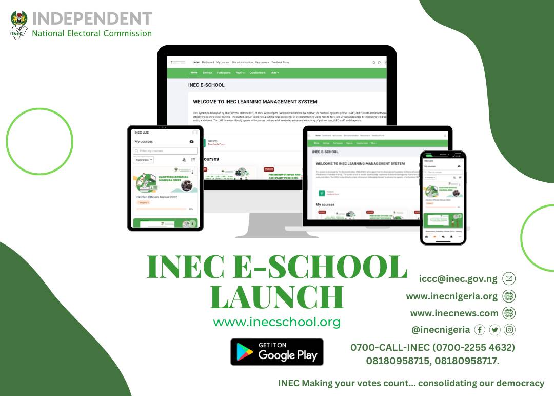 INEC launches app to train electoral officials - P.M. News