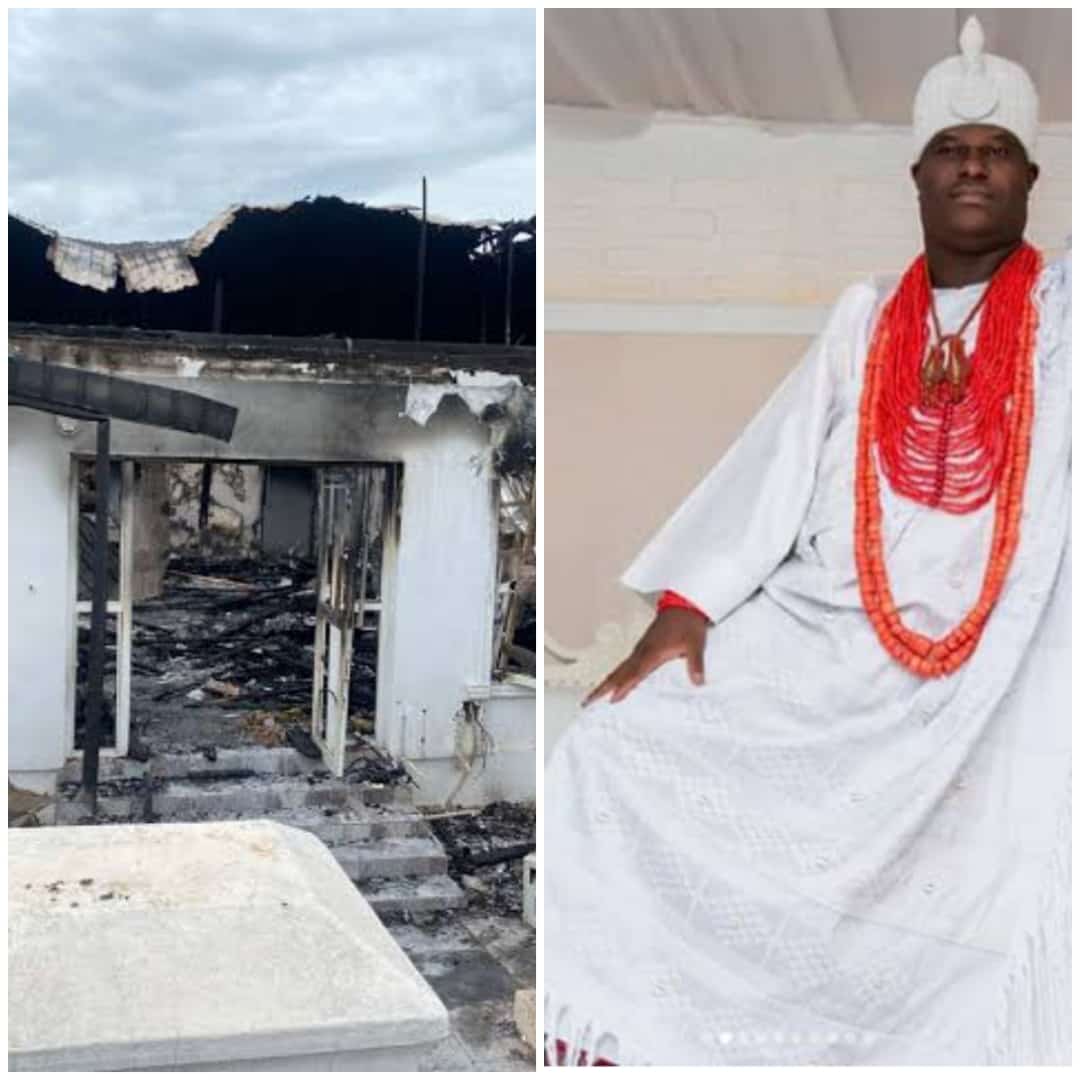 Fire razes part of Ooni of Ife's palace - P.M. News