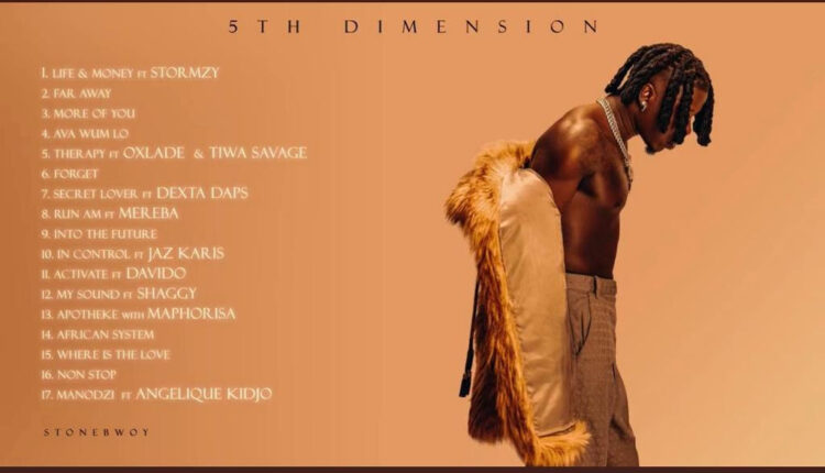 Stonebwoy drops new album '5th Dimension' - P.M. News