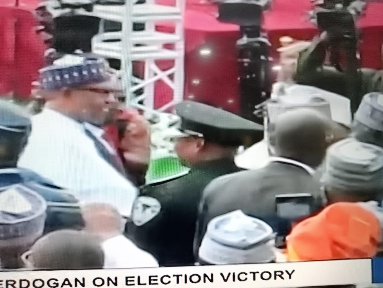 JUST IN: Buhari arrives Eagle Square for Tinubu's swearing-in - P.M. News