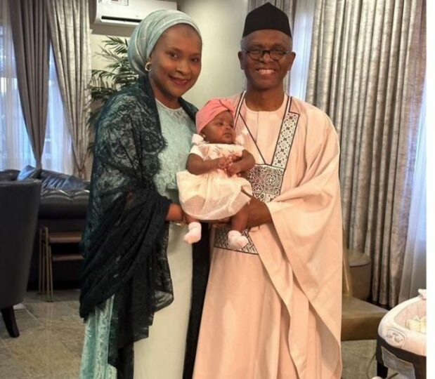 El-Rufai, wife welcome new baby to the family (Photos) - P.M. News