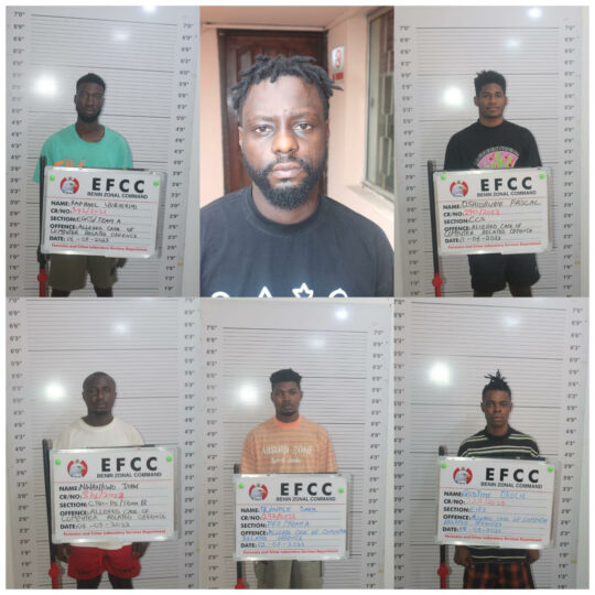 See faces, names of internet fraudsters sent to jail in Benin - P.M. News