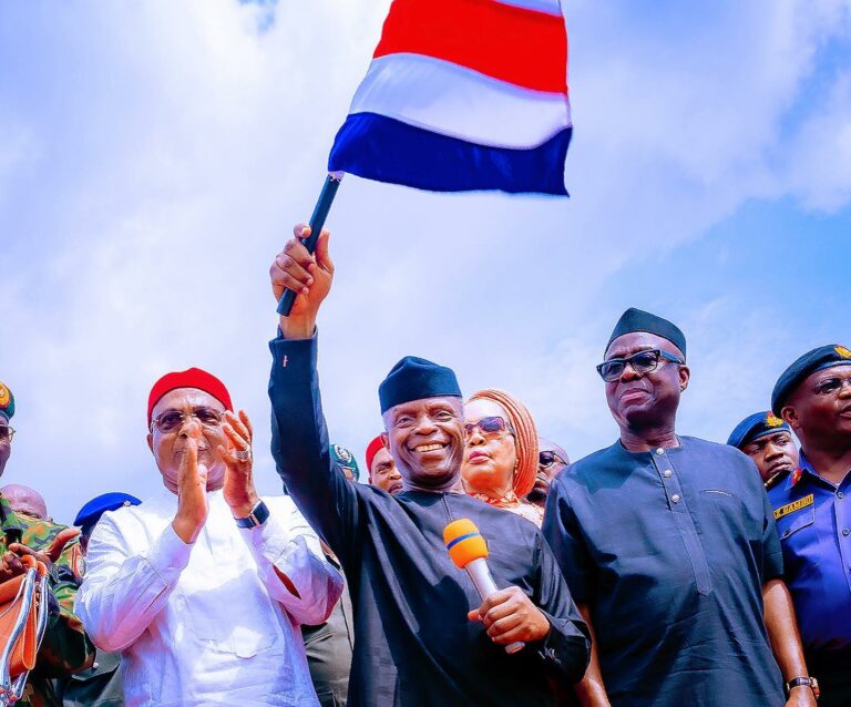 Imo: Osinbajo excited by dredging of Oguta Lake - Orashi River - P.M. News