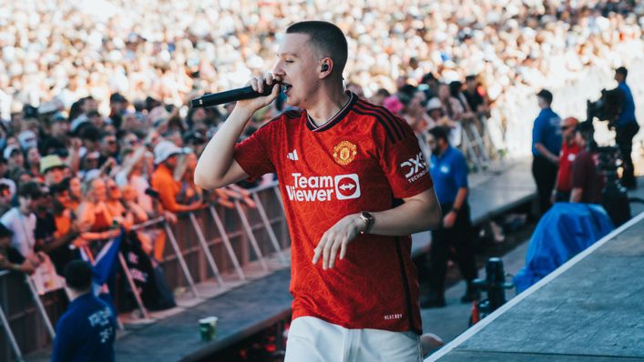 Rapper Aitch reveals new Manchester United shirt before official launch ...