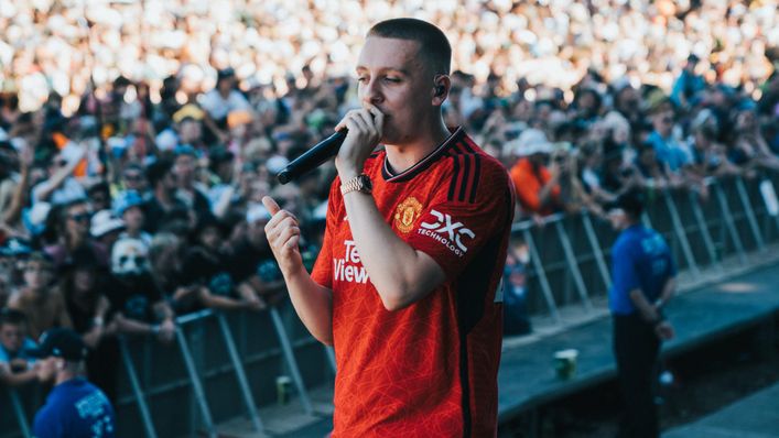 Rapper Aitch reveals new Manchester United shirt before official launch ...