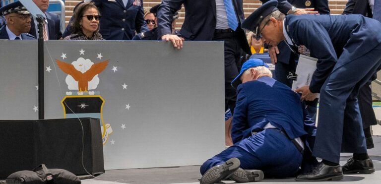 President Joe Biden falls on stage - P.M. News